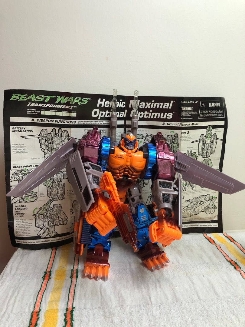 Beast Wars Optimal Optimus, Hobbies & Toys, Toys & Games on Carousell
