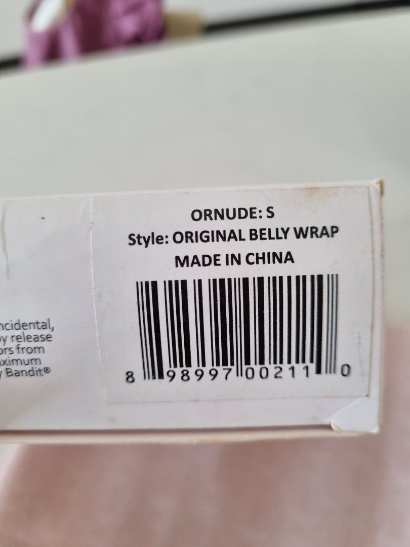 Belly Bandit Post Partum Tummy Wrap - S szie, Babies & Kids, Maternity ...