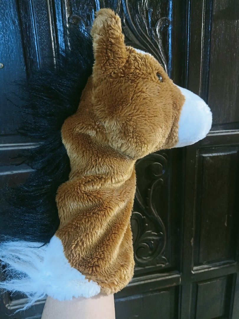 BIG HORSE REALISTIC HAND PUPPET, Hobbies & Toys, Toys & Games on Carousell
