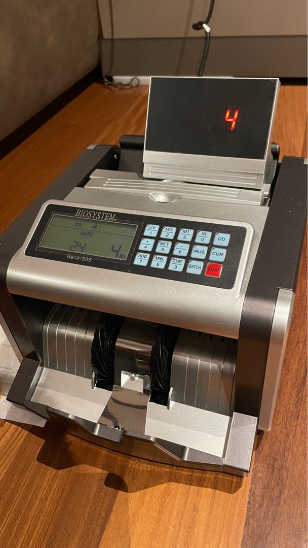Biosystem Notes Money Counter Bank -588, Computers & Tech, Office ...