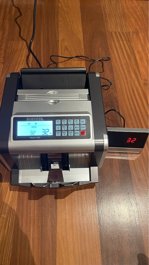 Biosystem Notes Money Counter Bank -588, Computers & Tech, Office ...