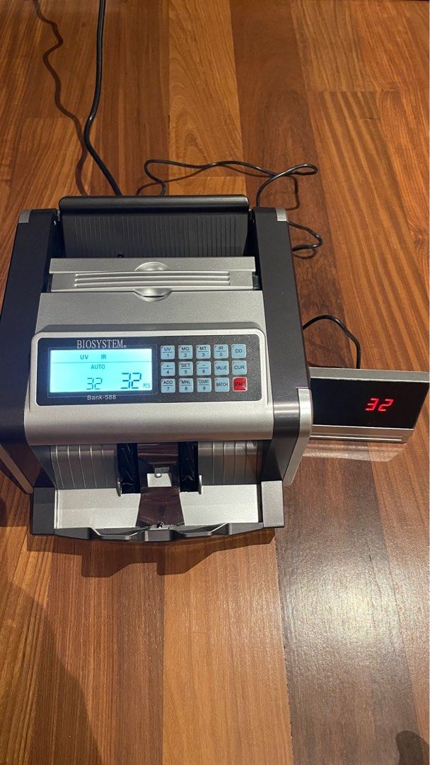 Biosystem Notes Money Counter Bank -588, Computers & Tech, Office ...