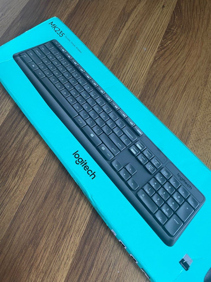 Logitech Mk235 Wireless Keyboard And Mouse Combo Brand New Computers