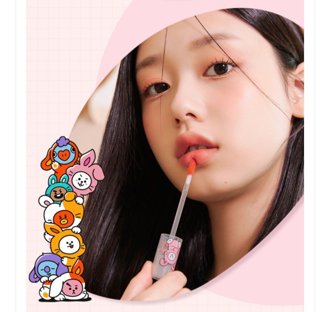 BT21x Etude Fixing Tint-Sleepy Koya, Beauty & Personal Care, Face, Makeup on Carousell