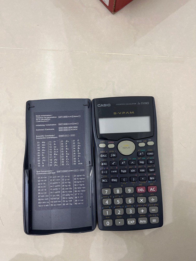 Casio FX 570MS Scientific Calculator for School and Office, Hobbies ...
