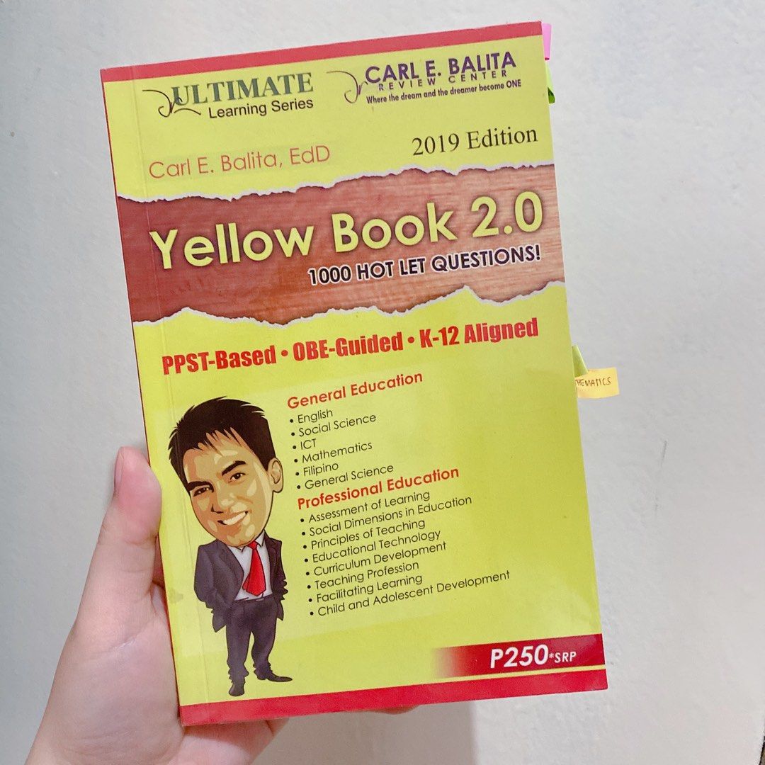 CBRC LET REVIEWER YELLOW BOOK (2.0 & 3.0 edition), Hobbies & Toys ... CBRC LET REVIEWER YELLOW BOOK (2.0 & 3.0 edition), Hobbies & Toys ...