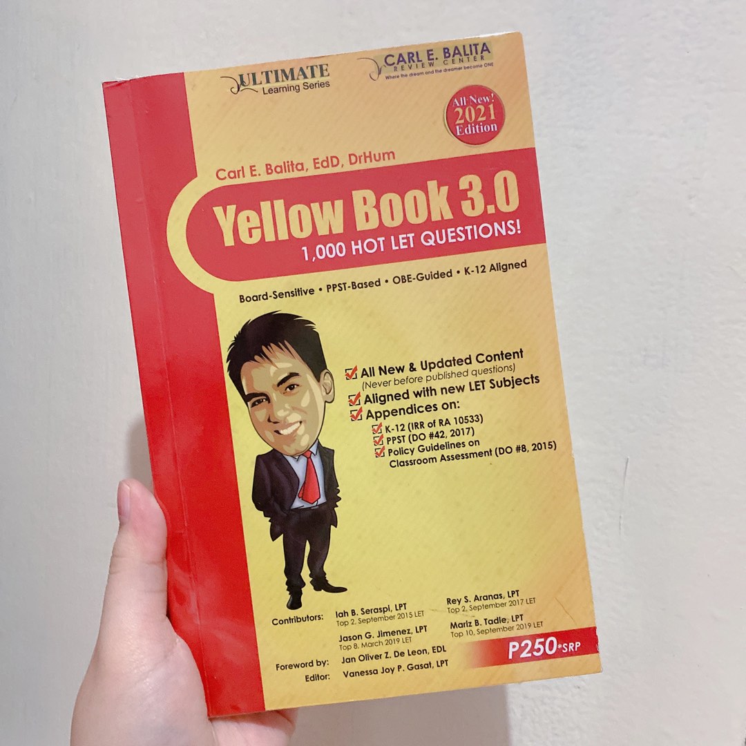 CBRC LET REVIEWER YELLOW BOOK (2.0 & 3.0 edition), Hobbies & Toys ... CBRC LET REVIEWER YELLOW BOOK (2.0 & 3.0 edition), Hobbies & Toys ...