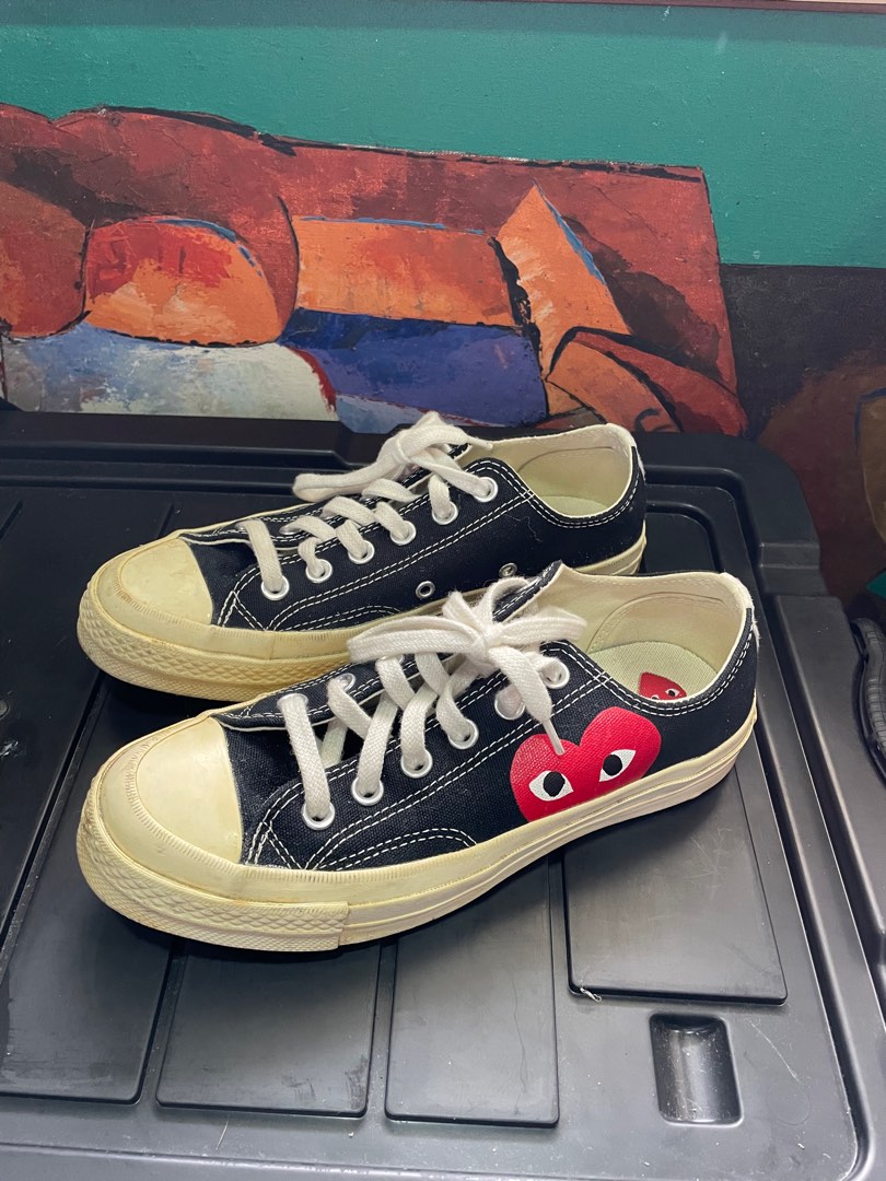 CDG PLAY CONVERSE, Women's Fashion, Footwear, Sneakers on Carousell