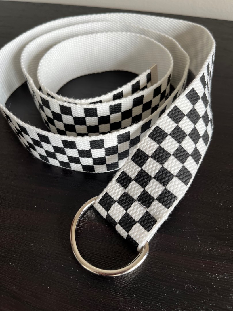 Checkered Belt, Women's Fashion, Watches & Accessories, Belts on Carousell