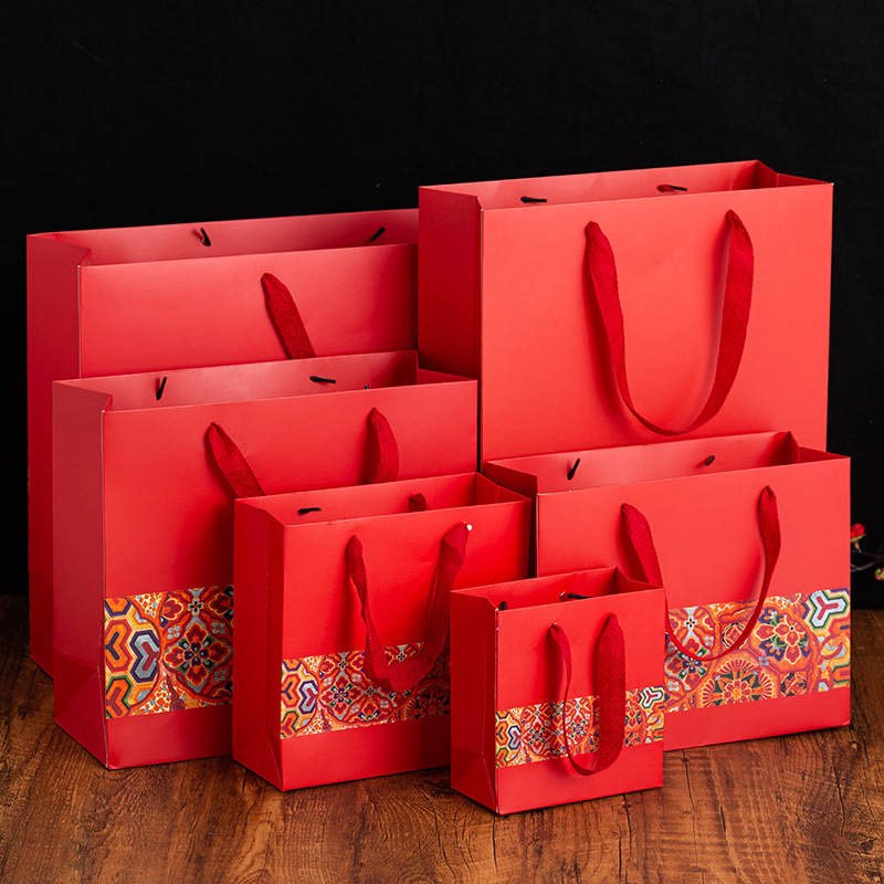Chinese New Year Theme Paper Bag, Hobbies & Toys, Stationery & Craft ...