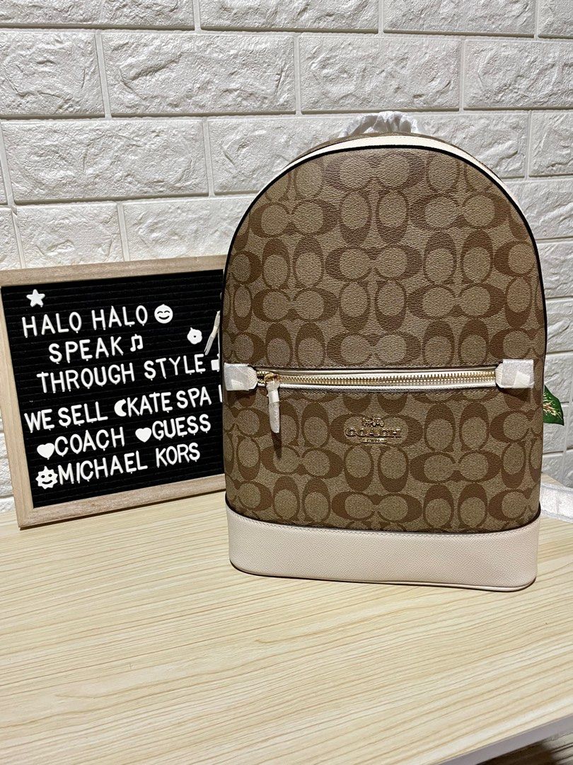 COACH Kenley Backpack In Signature Canvas, Luxury, Bags & Wallets on ...