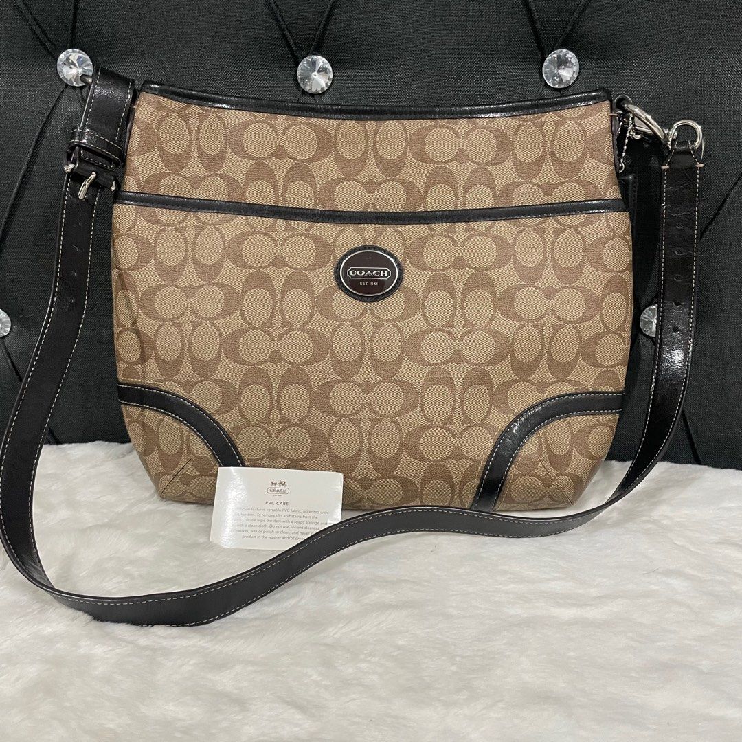 Coach PVC Hobo/Sling bag, Luxury, Bags & Wallets on Carousell