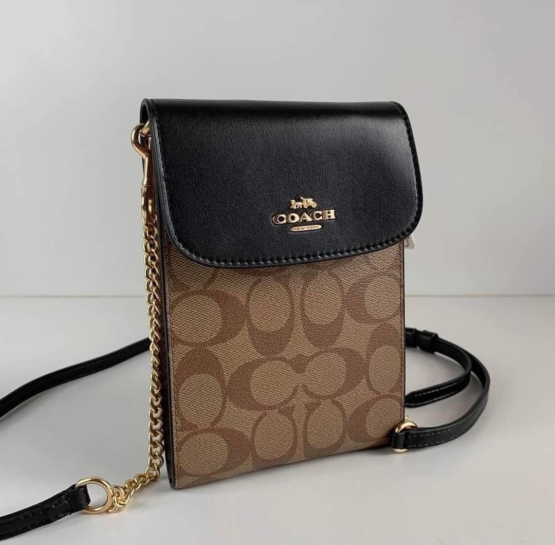 Coach Rachel Phone Crossbody in Signature Canvas, Women's Fashion, Bags ...