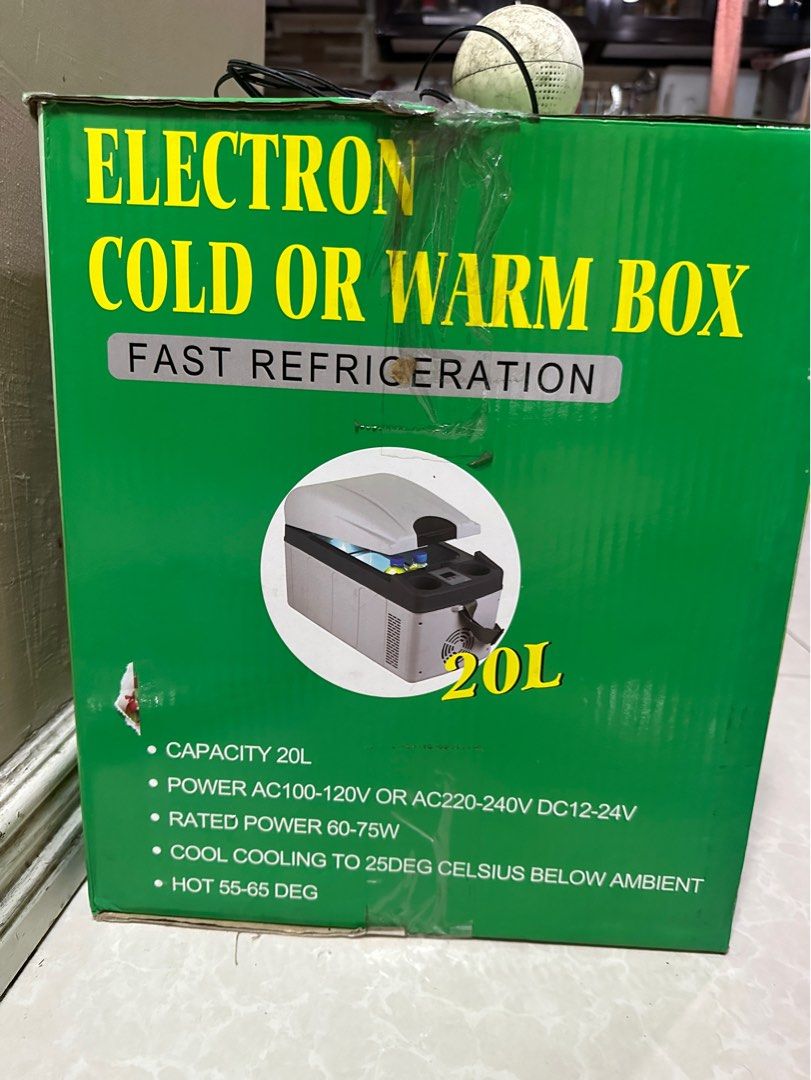 Cold and warm box portable 20Liters, TV & Home Appliances, Kitchen ...