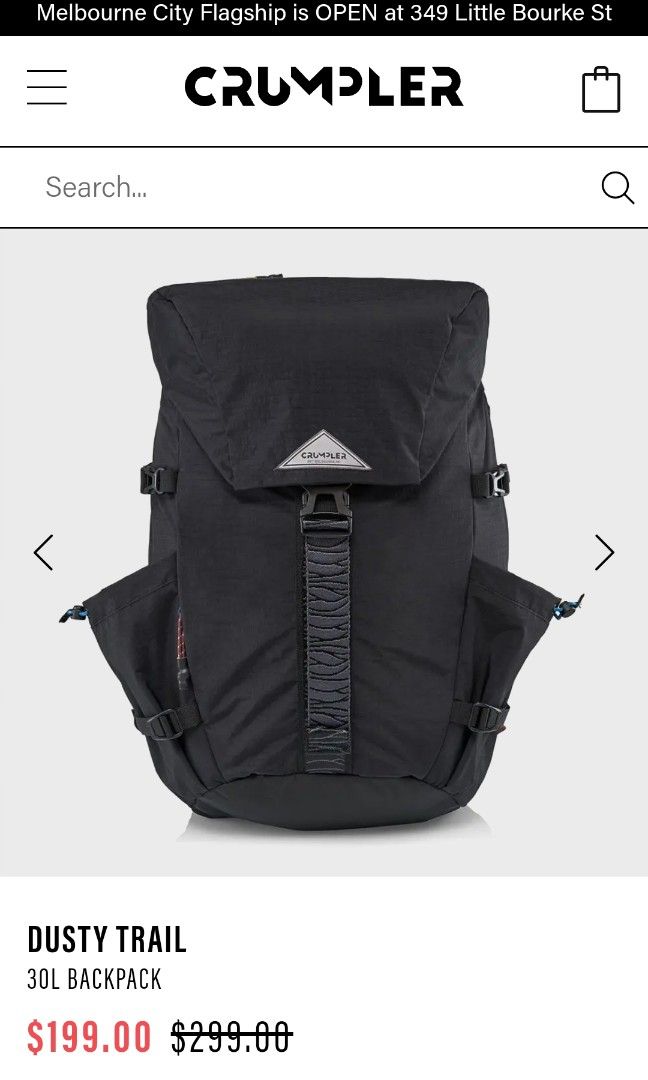Crumpler 30L Backpack, Men's Fashion, Bags, Backpacks on Carousell