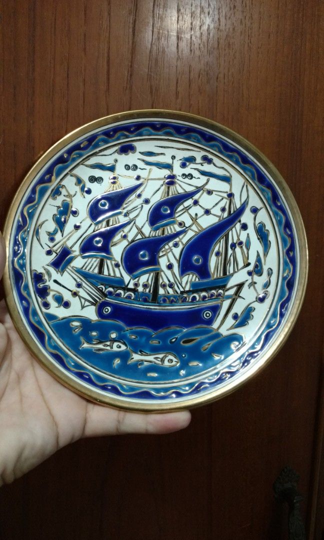 Dakas Keramic Archangelos Rodos 001 - Hellas Ceramic Wall Plate (Hand ...