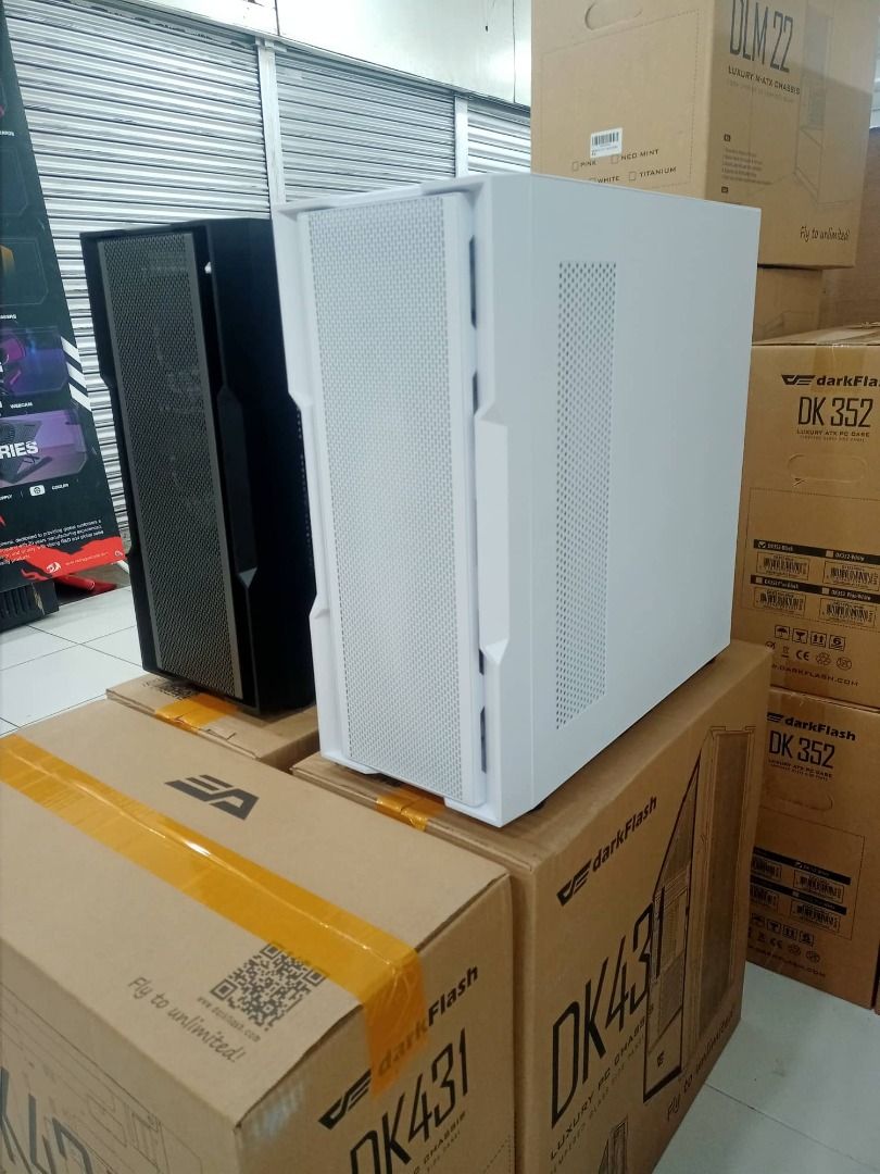 DarkFlash DK431 EATX Full Mesh PC Case Metal, Computers & Tech, Parts & Accessories, Computer ...