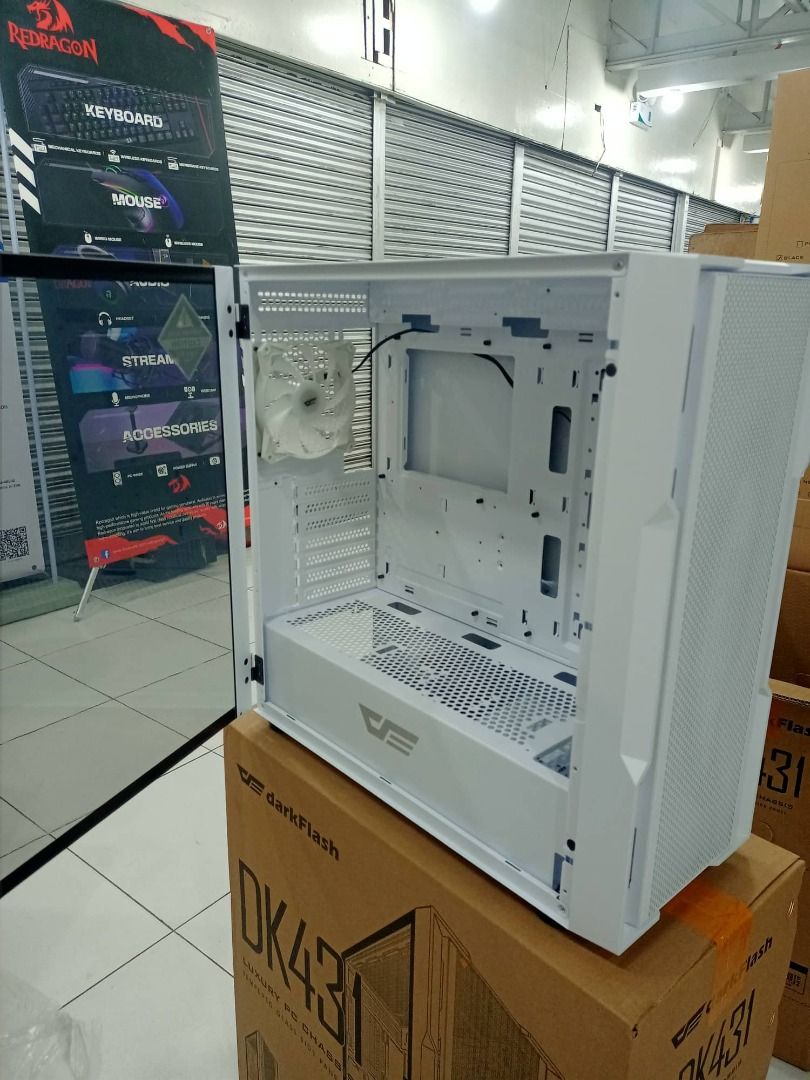 DarkFlash DK431 EATX Full Mesh PC Case Metal, Computers & Tech, Parts ...