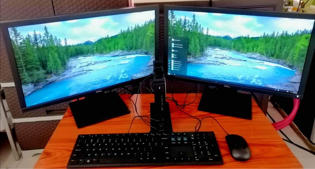 Dell/Wyse computer set with 2 monitor 20 inches, Computers & Tech ...