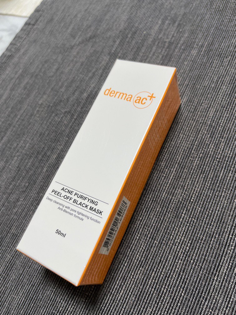 Derma AC acne purifying peel-off black mask, Beauty & Personal Care ...