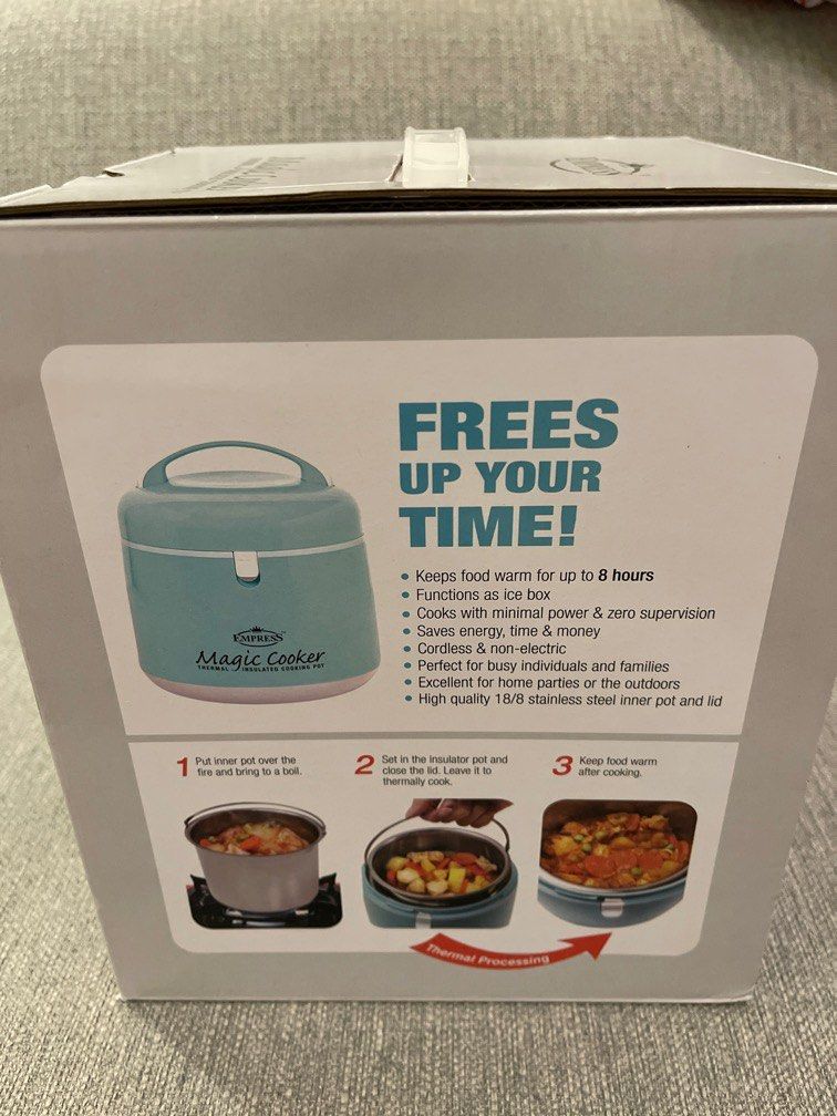 Empress magic cooker thermal insulated cooking pot, TV & Home ...
