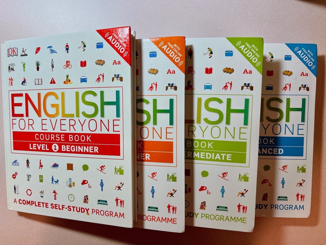 English Level 1 to 4 (Set of 4) Toefl & Ielts Preparation, 興趣及遊戲, 書本 ...