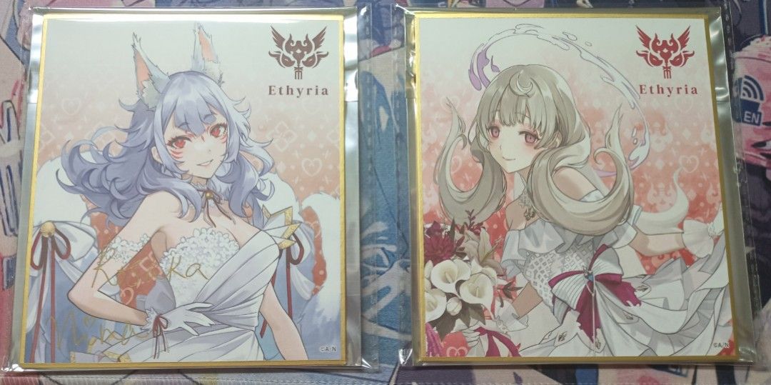 Ethyria First Anniversary Colored Paper (Nina, Reimu), Hobbies & Toys ...