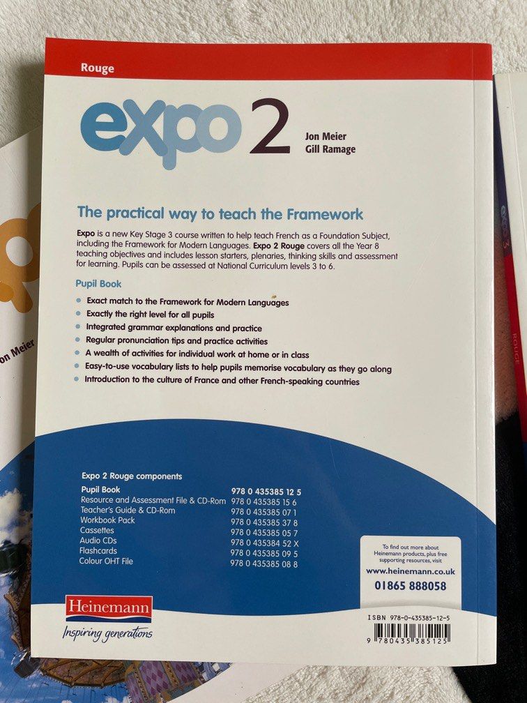 Expo 1-3 french learning textbooks, Hobbies & Toys, Books & Magazines ...
