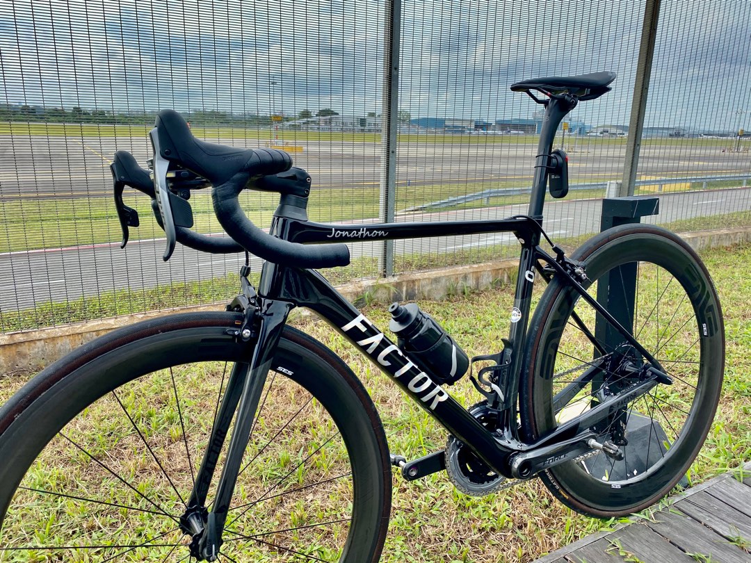 Factor O2 Frameset + Blackinc Barstem (Size 52, Rim brake), Sports ...