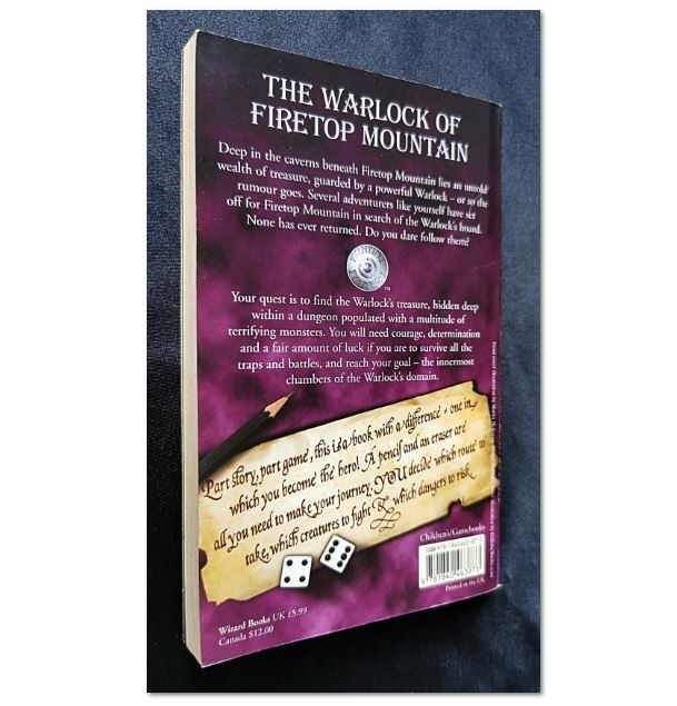 Fighting Fantasy #1 The Warlock of Firetop Mountain Gamebook, Hobbies ...