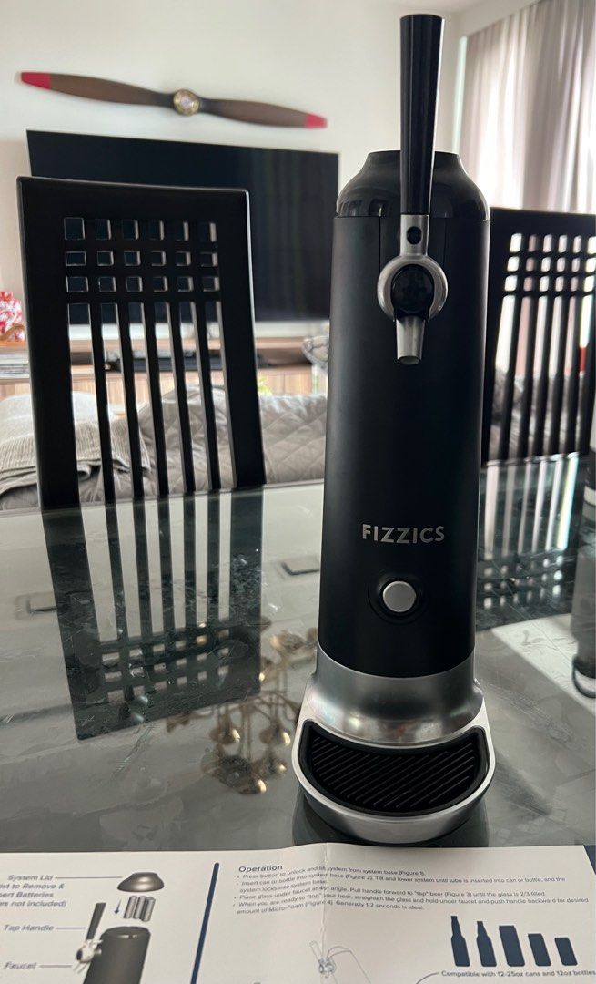 Fizzics Waytap ( as seen on shark tank ) converts beer into draftpour, TV & Home Appliances ...