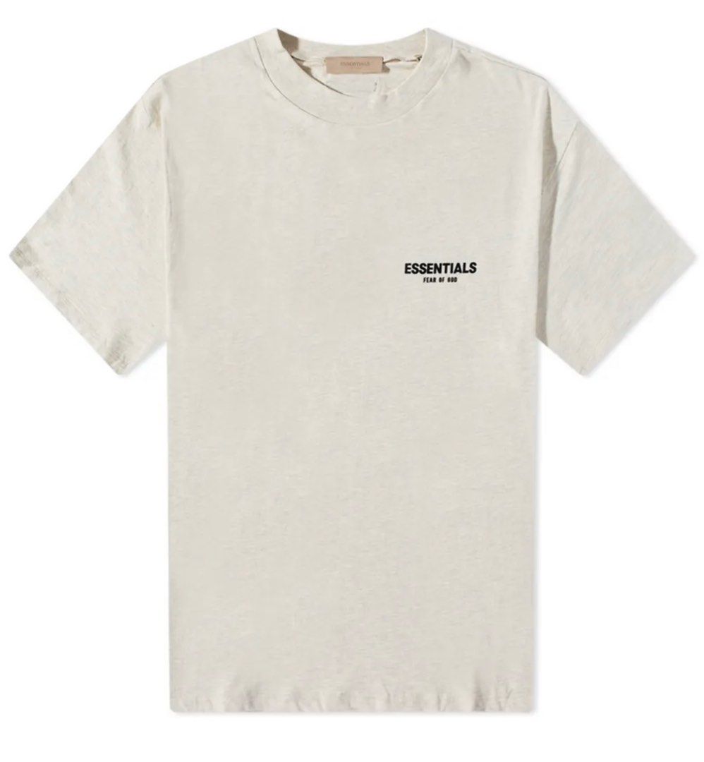 FOG Essentials Logo Light Oatmeal, Men's Fashion, Tops & Sets, Tshirts ...