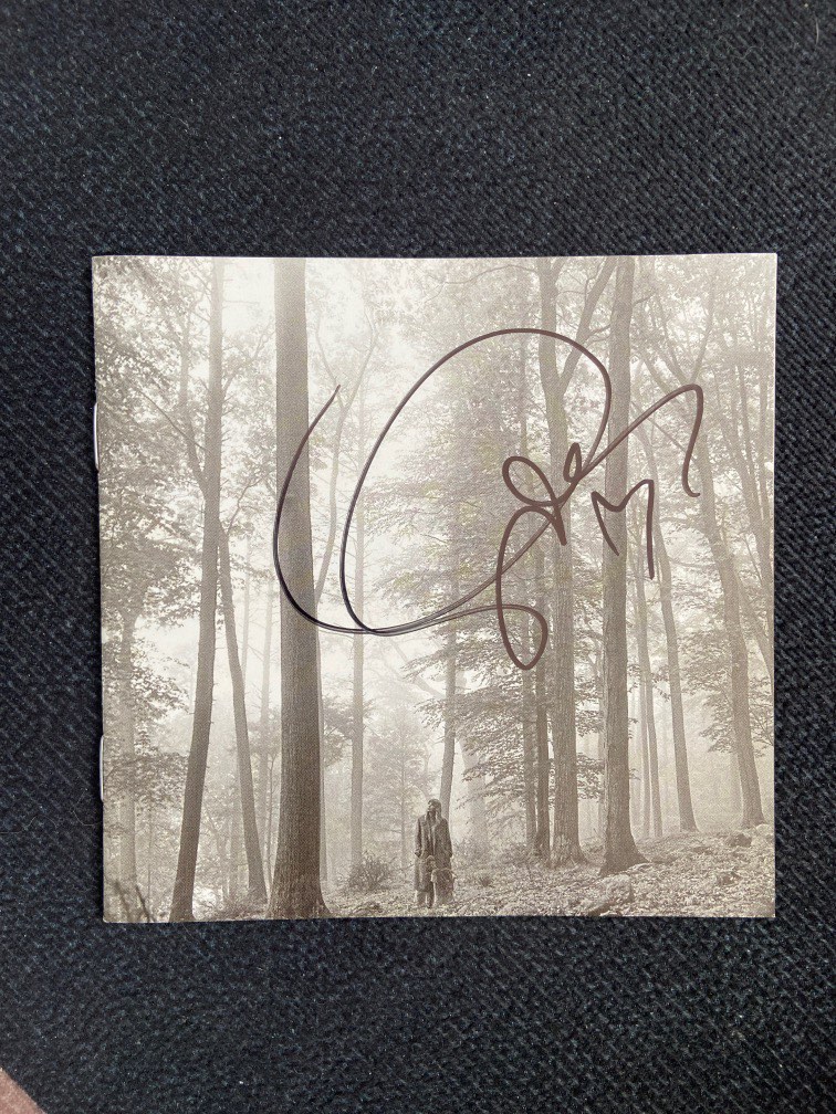 Folklore Signed Insert, Hobbies & Toys, Memorabilia & Collectibles, Fan ...