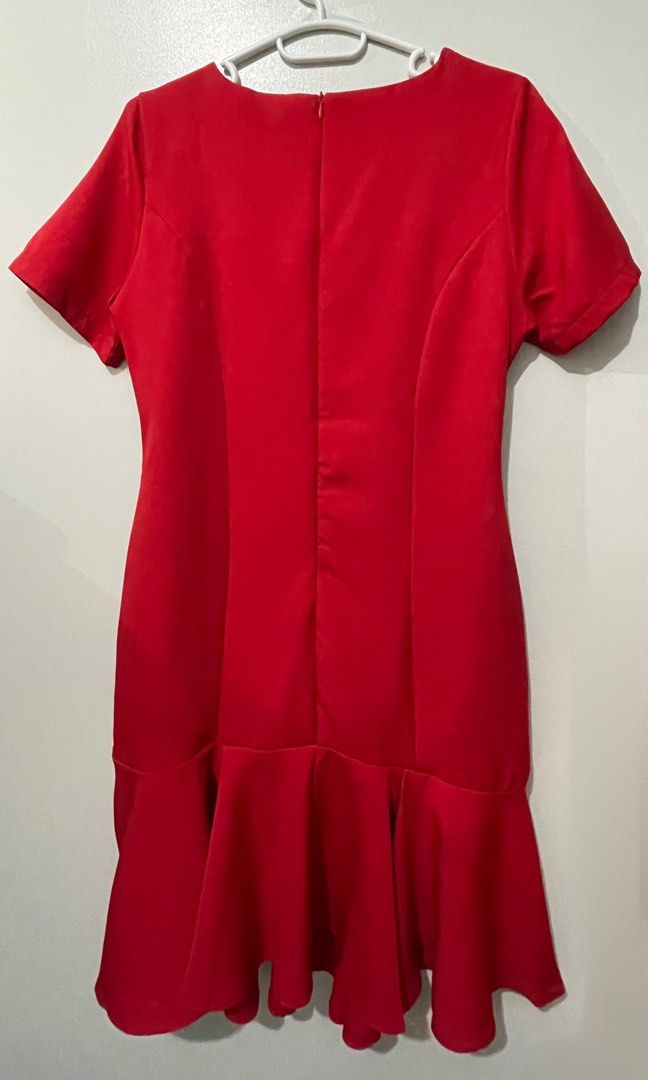 Formal Red Dress, Women's Fashion, Dresses & Sets, Dresses on Carousell