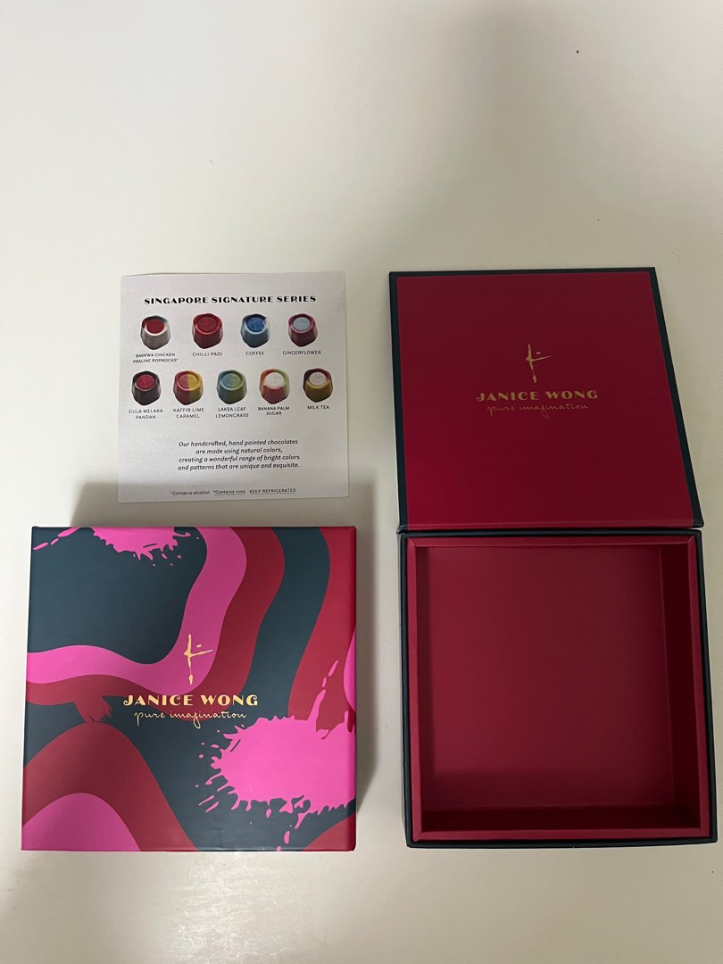 Free - Janice Wong Chocolate box, Hobbies & Toys, Stationery & Craft ...