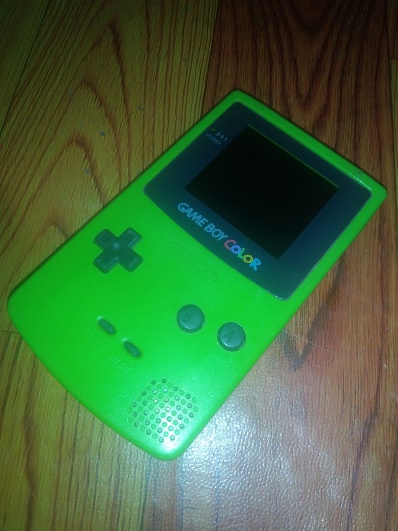 GameBoy Color (lime green), Video Gaming, Video Game Consoles, Nintendo ...