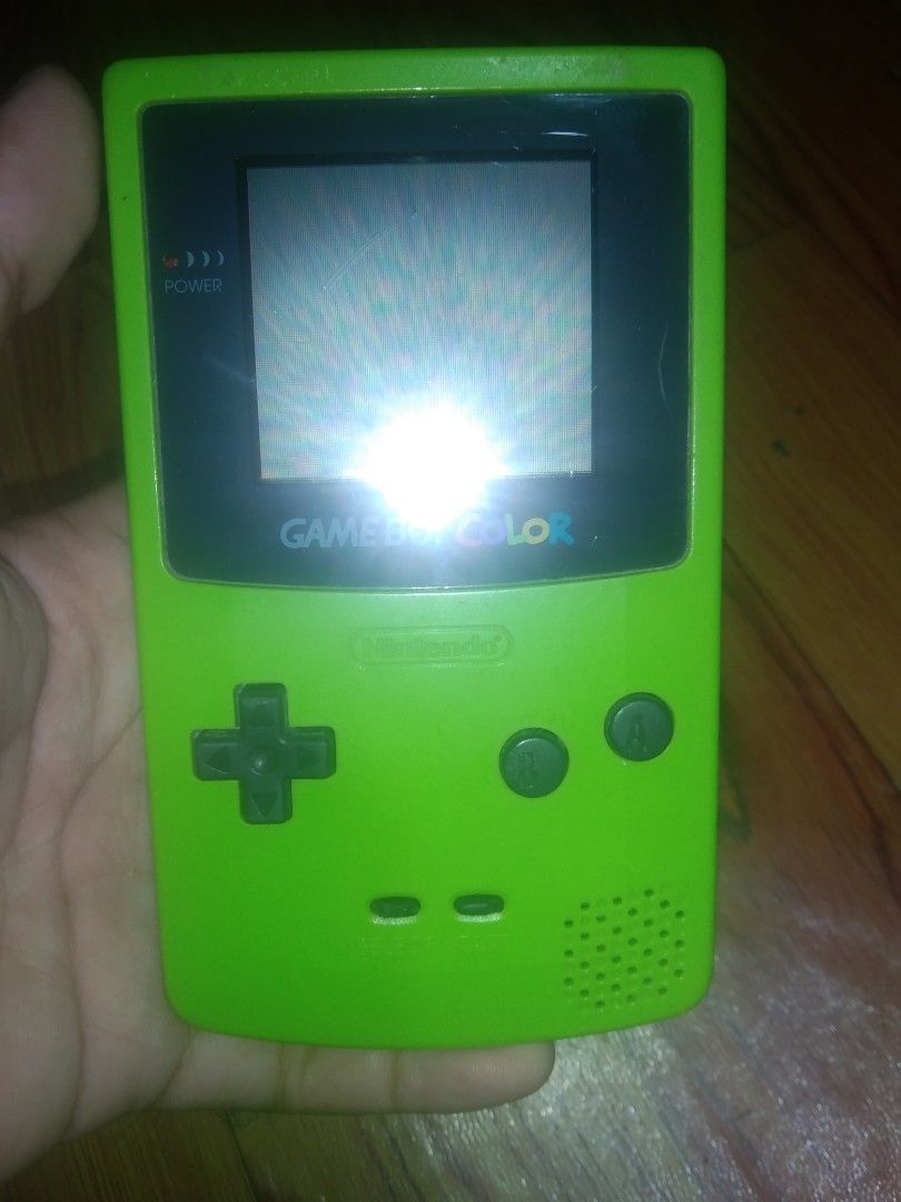 GameBoy Color (lime green), Video Gaming, Video Game Consoles, Nintendo ...