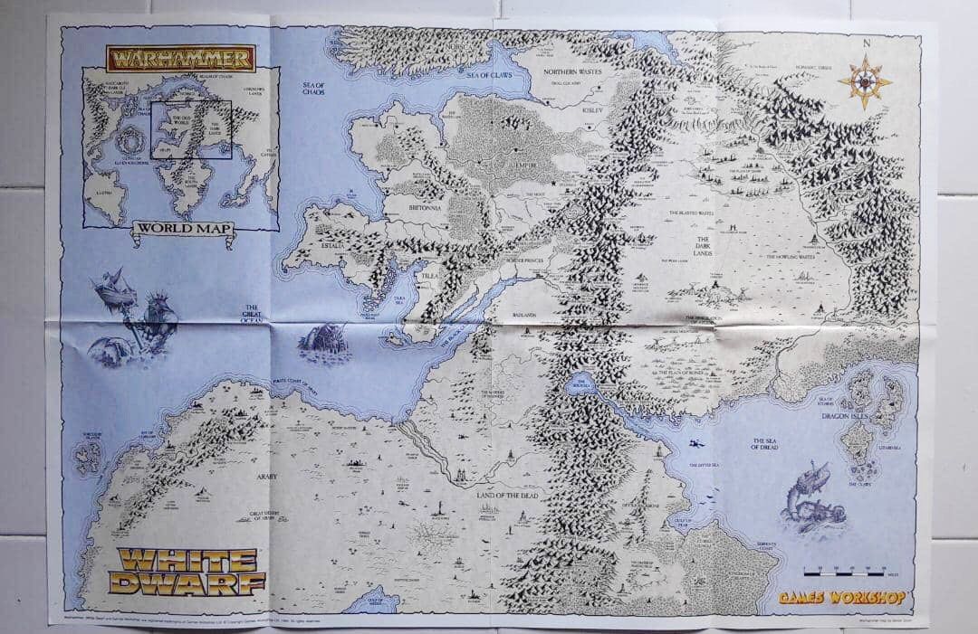 Games Workshop Warhammer World Map, Hobbies & Toys, Collectibles ...