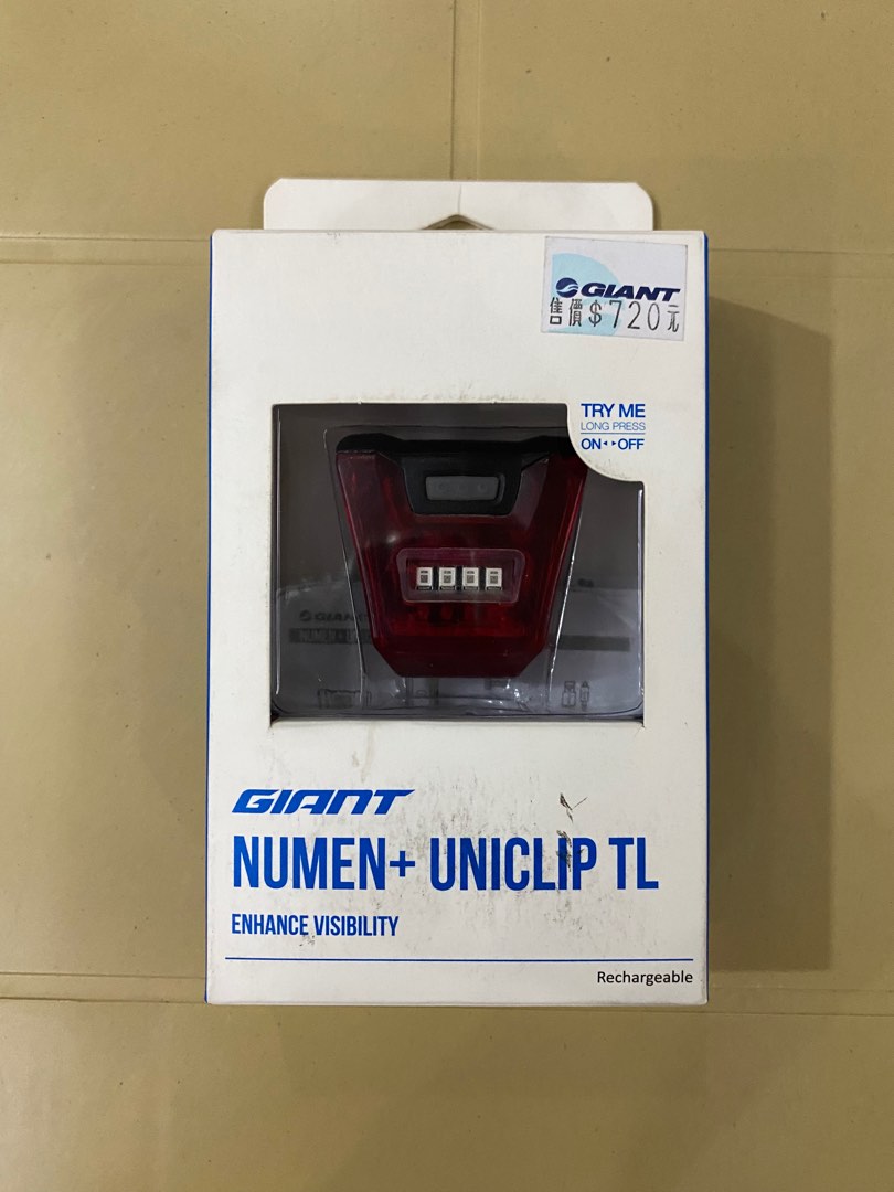 Giant Numen+ Uniclip TL Enhance Visibility LED Taillight, Sports Equipment, Bicycles & Parts ...