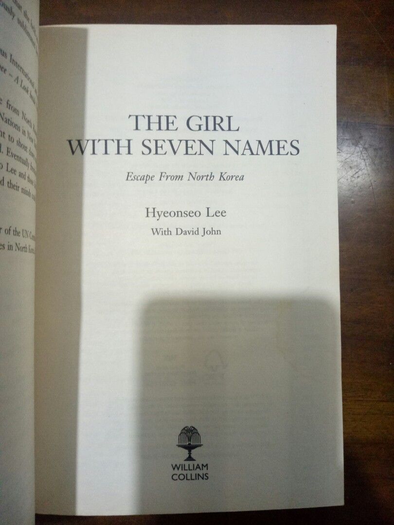 girl with seven names HYEONSEO LEE 9780007554850, Hobbies & Toys, Books ...