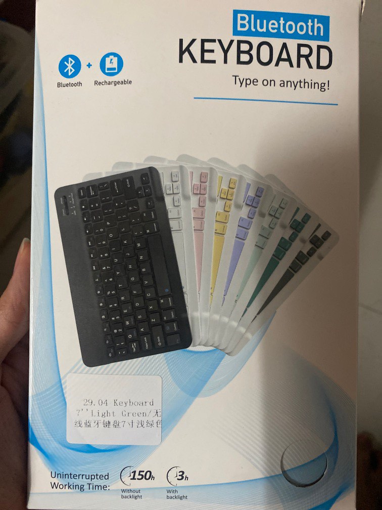 Green Bluetooth keyboard, Computers & Tech, Parts & Accessories ...