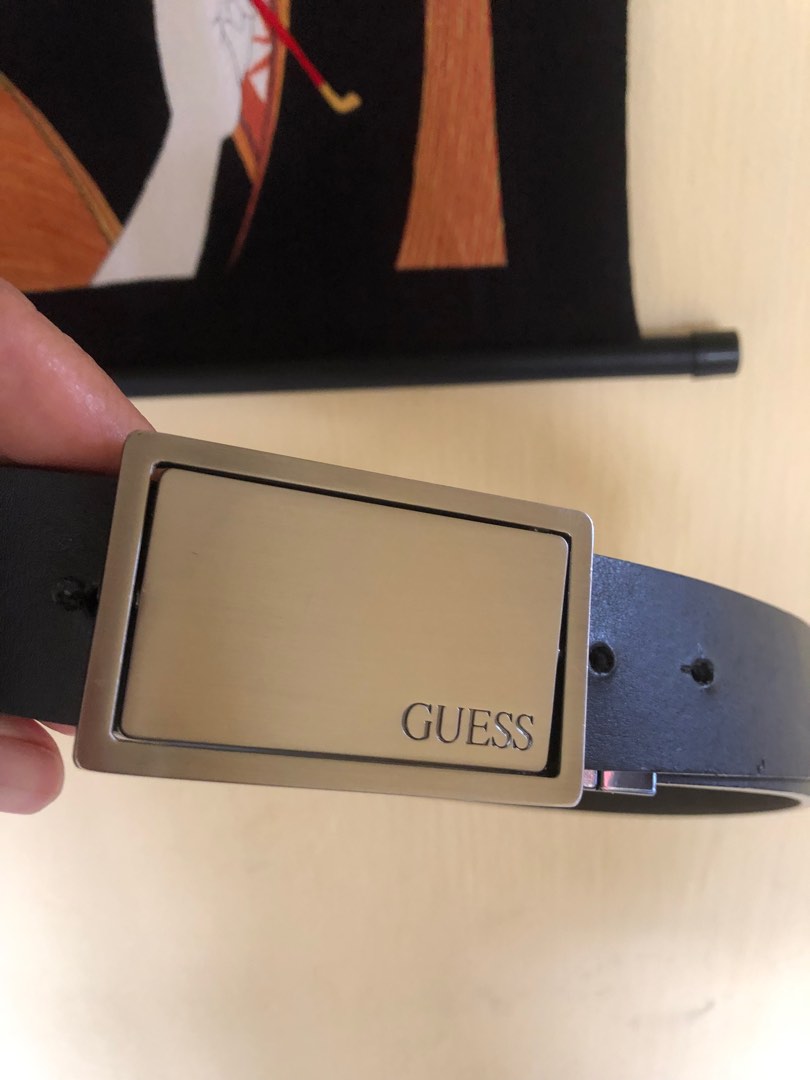 GUESS Reversible Belt 38-40, Men's Fashion, Watches & Accessories ...