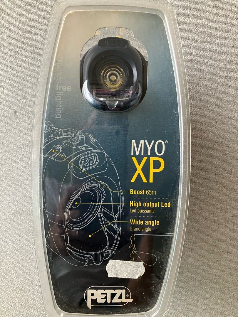 Headlamp Petzl Myo XP, Sports Equipment, Hiking & Camping on Carousell