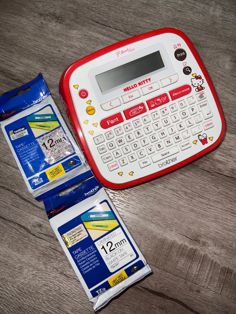 Hello kitty Brother Label PT-D200, Computers & Tech, Printers, Scanners ...