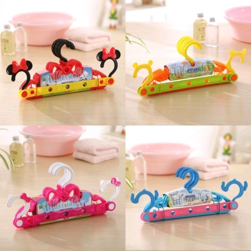 HELLO KITTY Kids Hanger Set / 29cm Clothes Hanger w/ Hook Eco-friendly ...