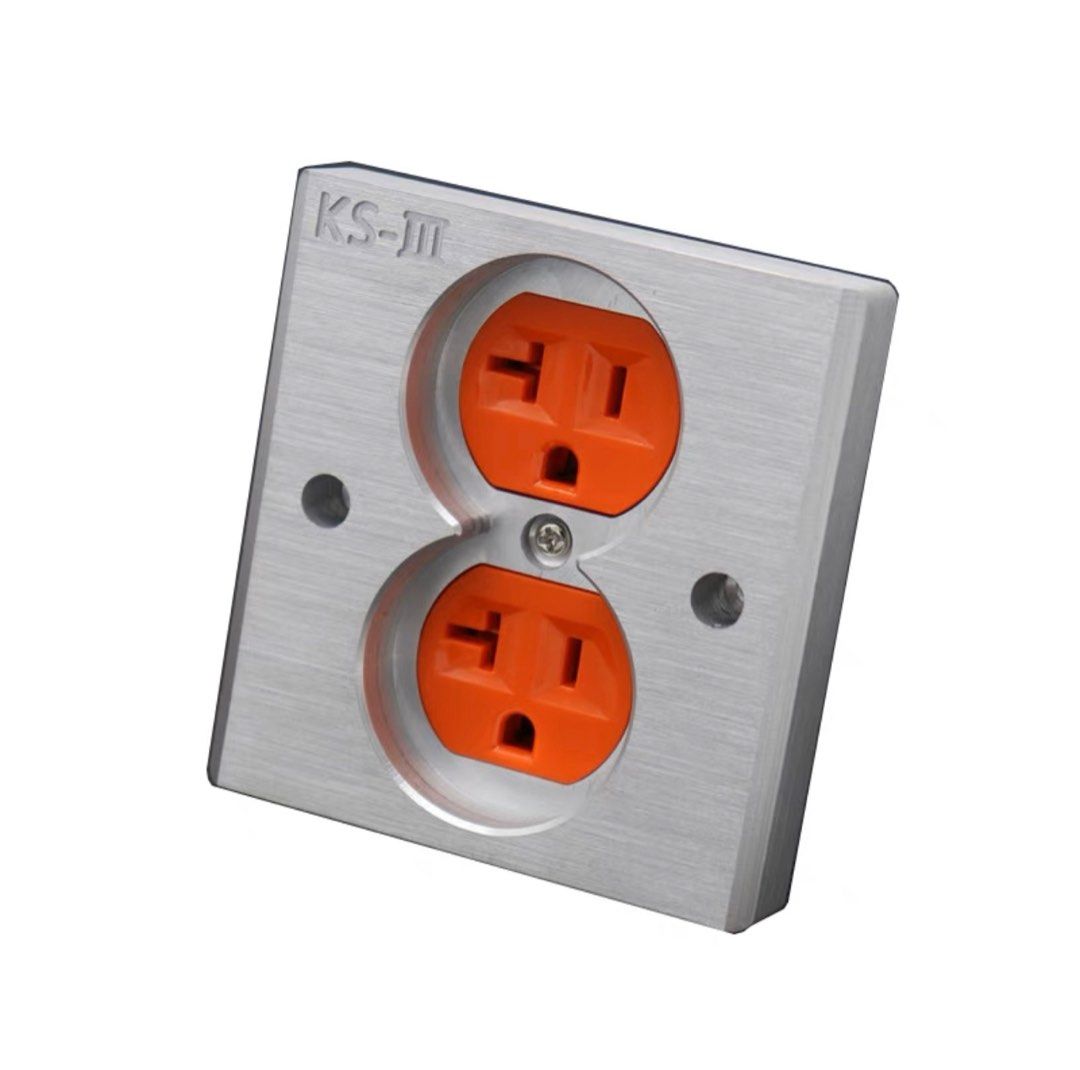 High-end Face plate for US receptacle wall socket -16mm thick, Audio ...