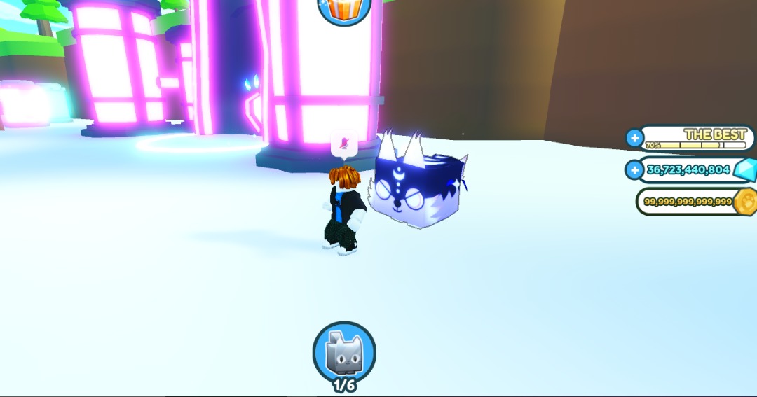 Huge Nightfall Wolf | Pet Simulator X on Carousell