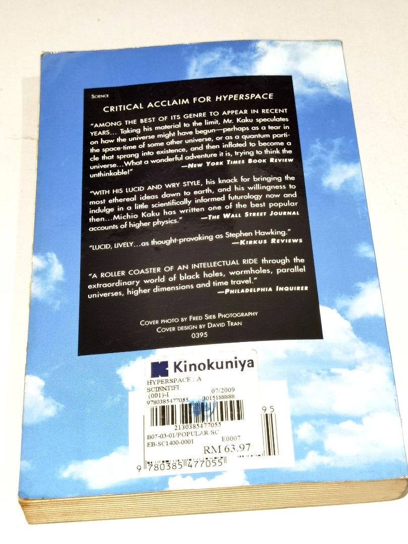 HYPERSPACE A Scientific Odyssey Through Parallel Universes Time Warps ...