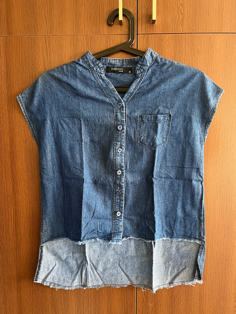 I AM A DREAMER High-low Cutoff Top, Women's Fashion, Tops, Shirts on ...