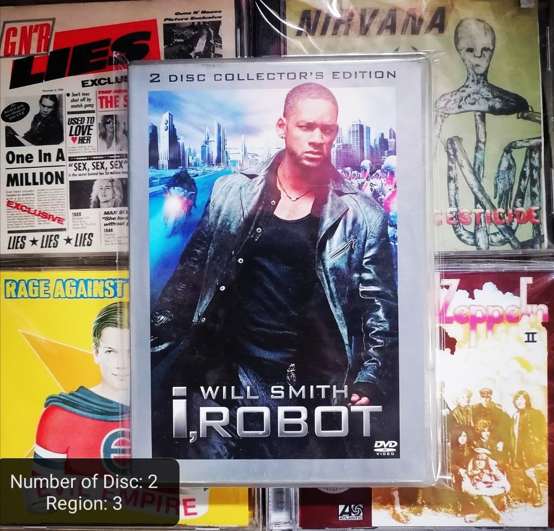 I, Robot DVD Movie Original DVD Movies DVDs Movie For Sale Foreign ...